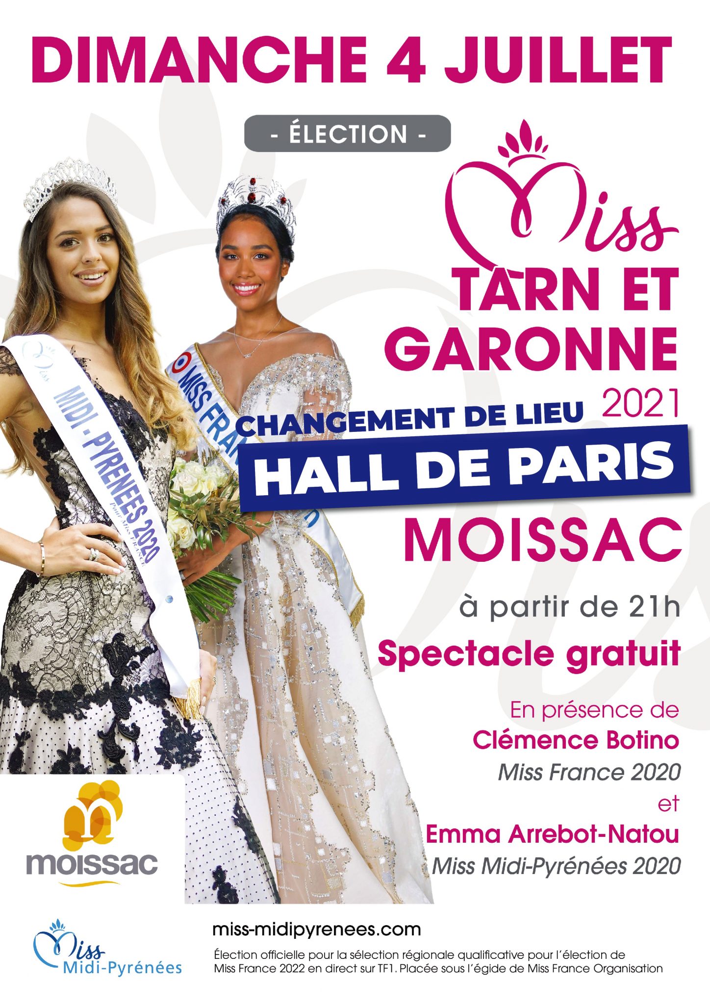 Affiche Miss Modifrrrr - Ville de Moissac